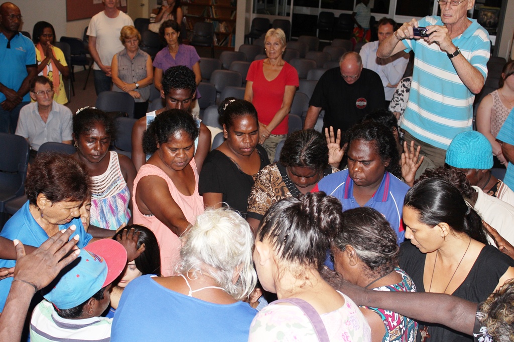 Indigenous people pray for Pr Daniel & RUAP (1) at Reformation Harvest ...