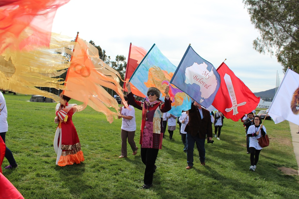 Raising Prophetic banners at Reformation Harvest Fire Ministries